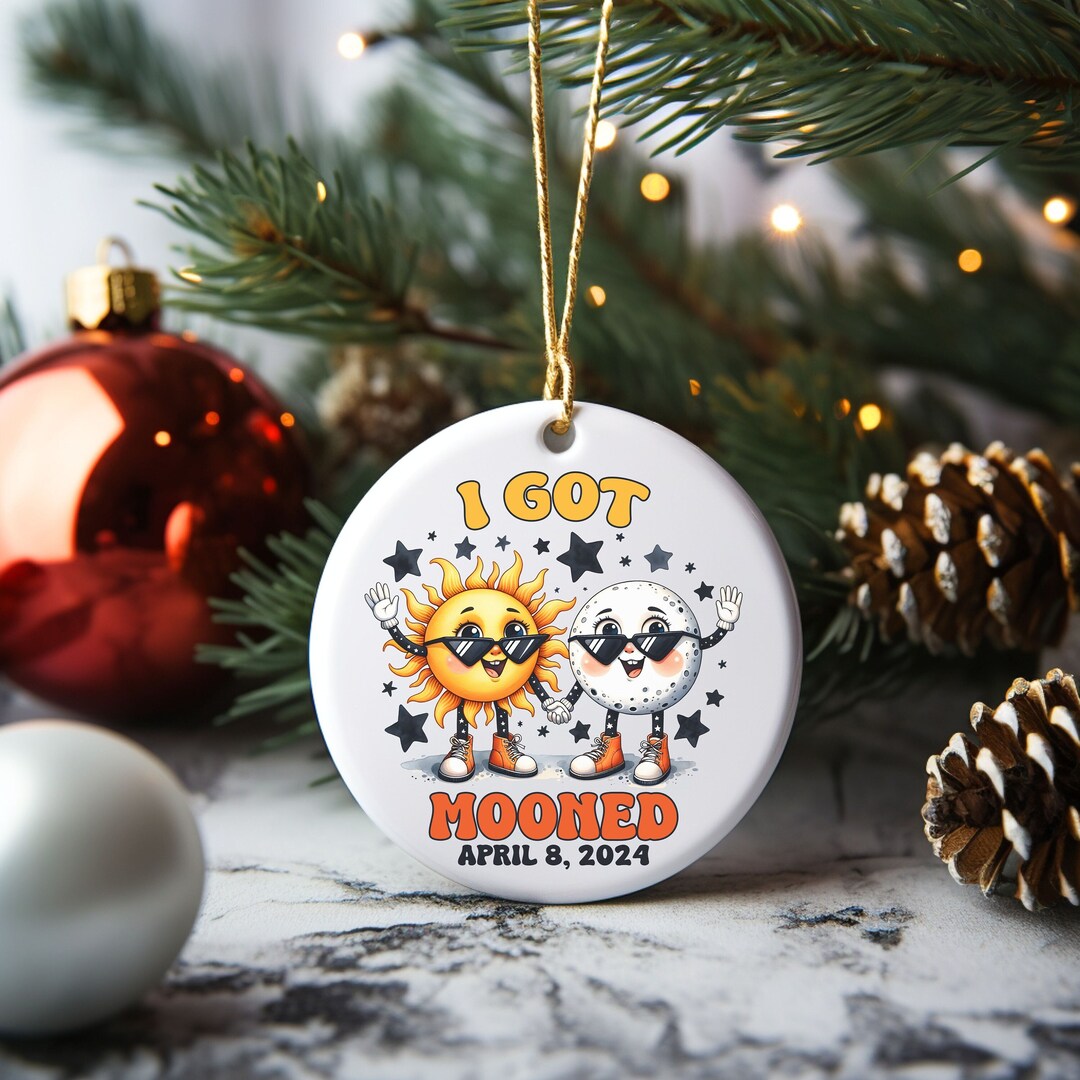 Solar Eclipse Ornament 2024, 2024 Total Solar Eclipse Ornament, Solar ...