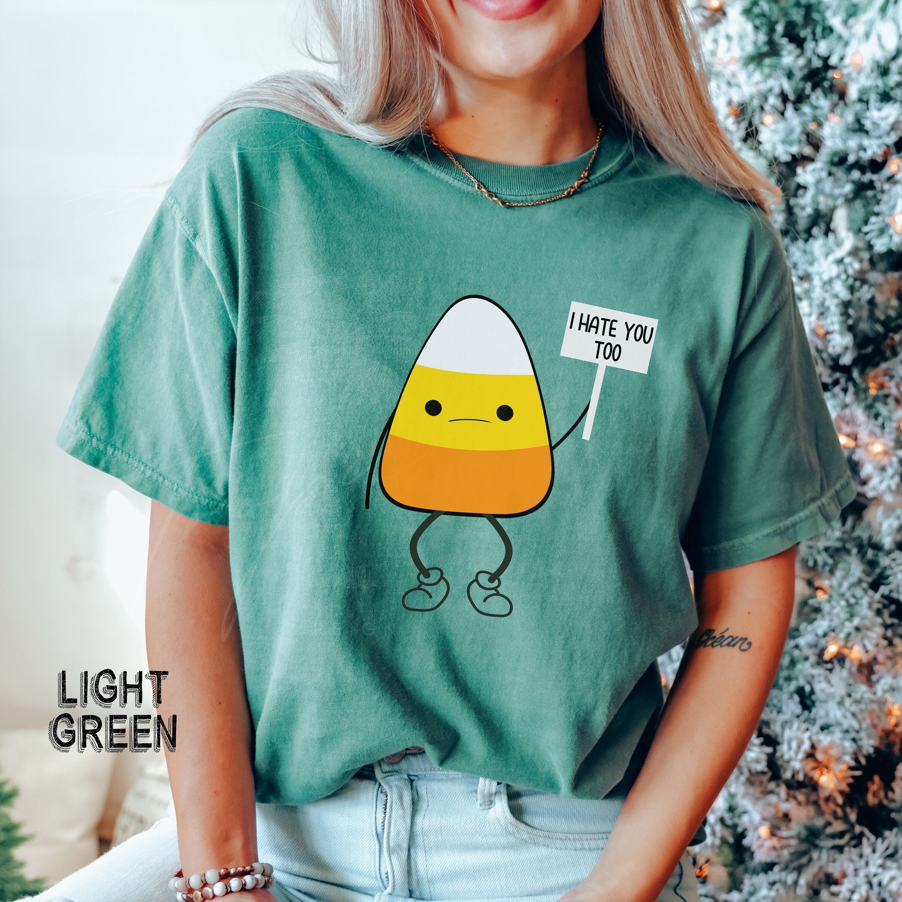 Candy Corn Shirt Candy Corn Halloween T-shirt Halloween - Etsy