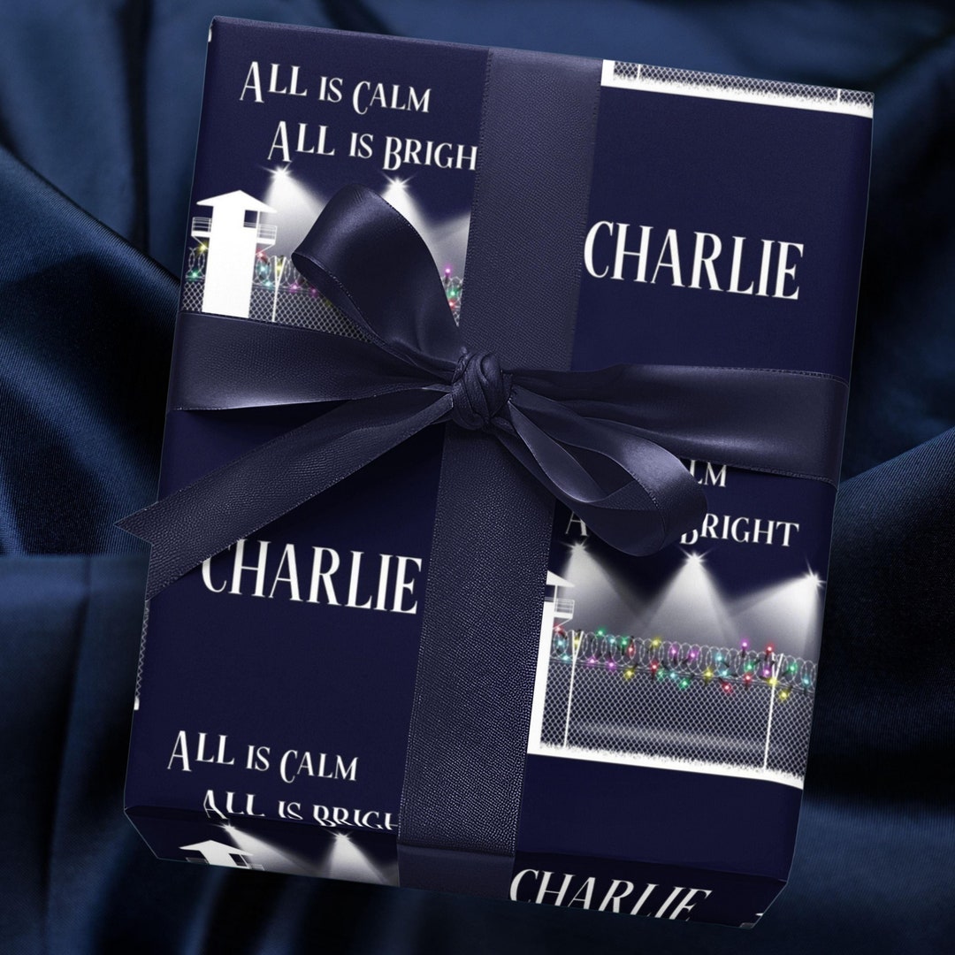 Personalized Corrections Officer Gift Wrapping, Jail Worker Gift Wrap ...