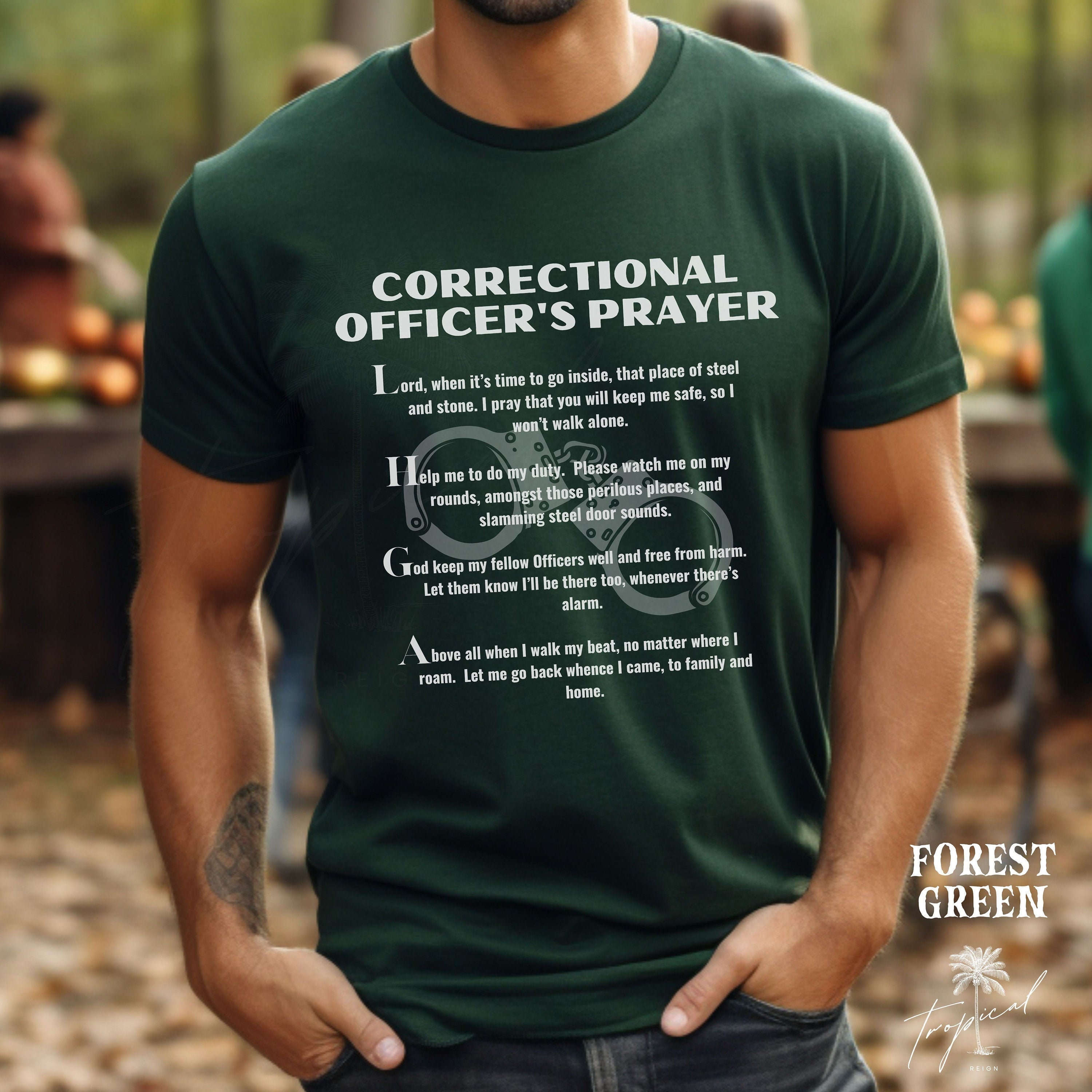 Corrections Officer Prayer T-shirt, Correctional Officer Shirts ...