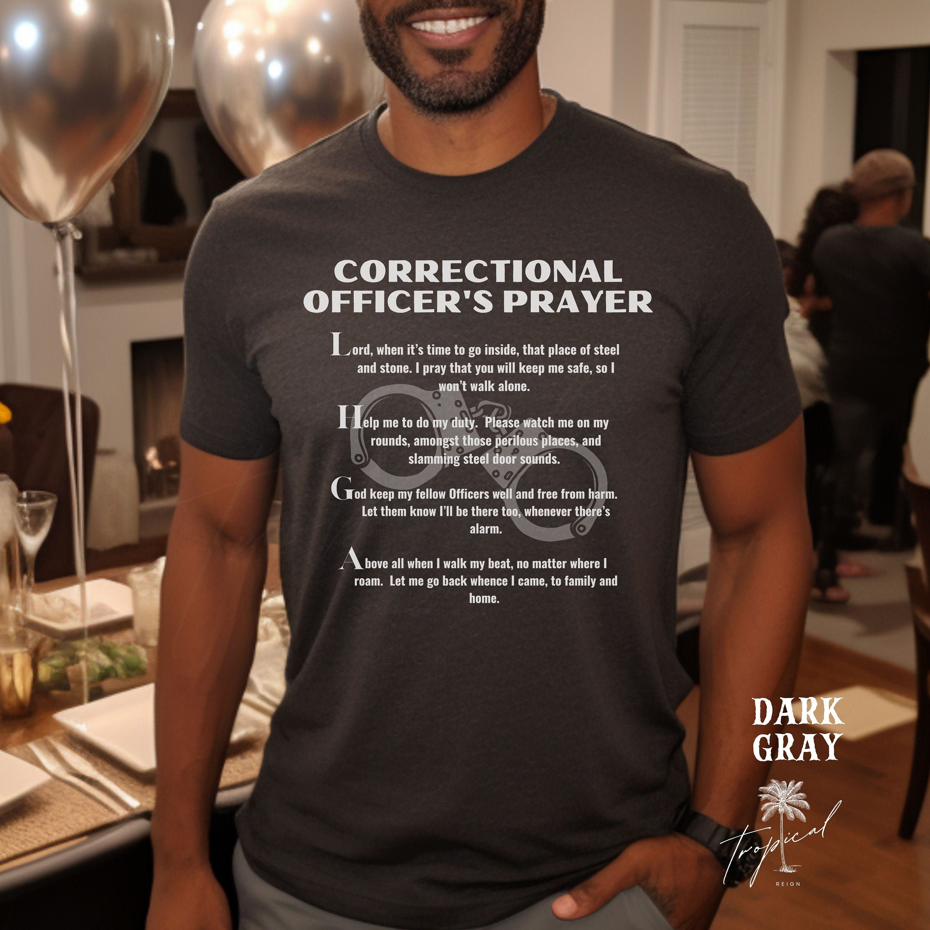 Corrections Officer Prayer T-shirt, Correctional Officer Shirts ...