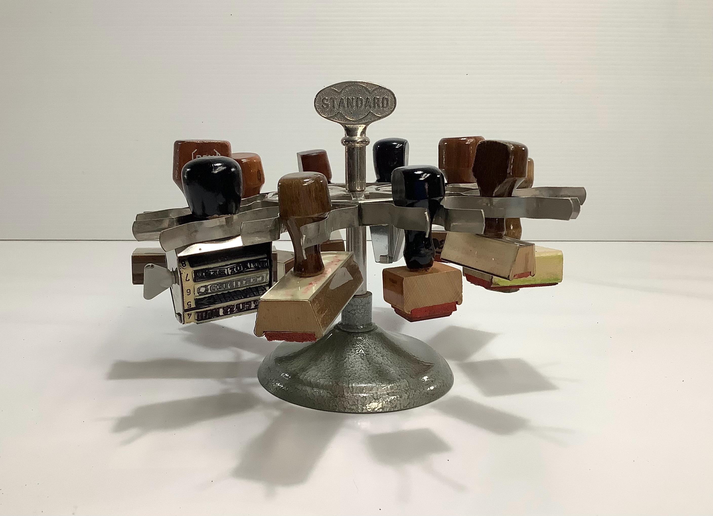 Antique Standard Rotating Stamp Caddy - Etsy