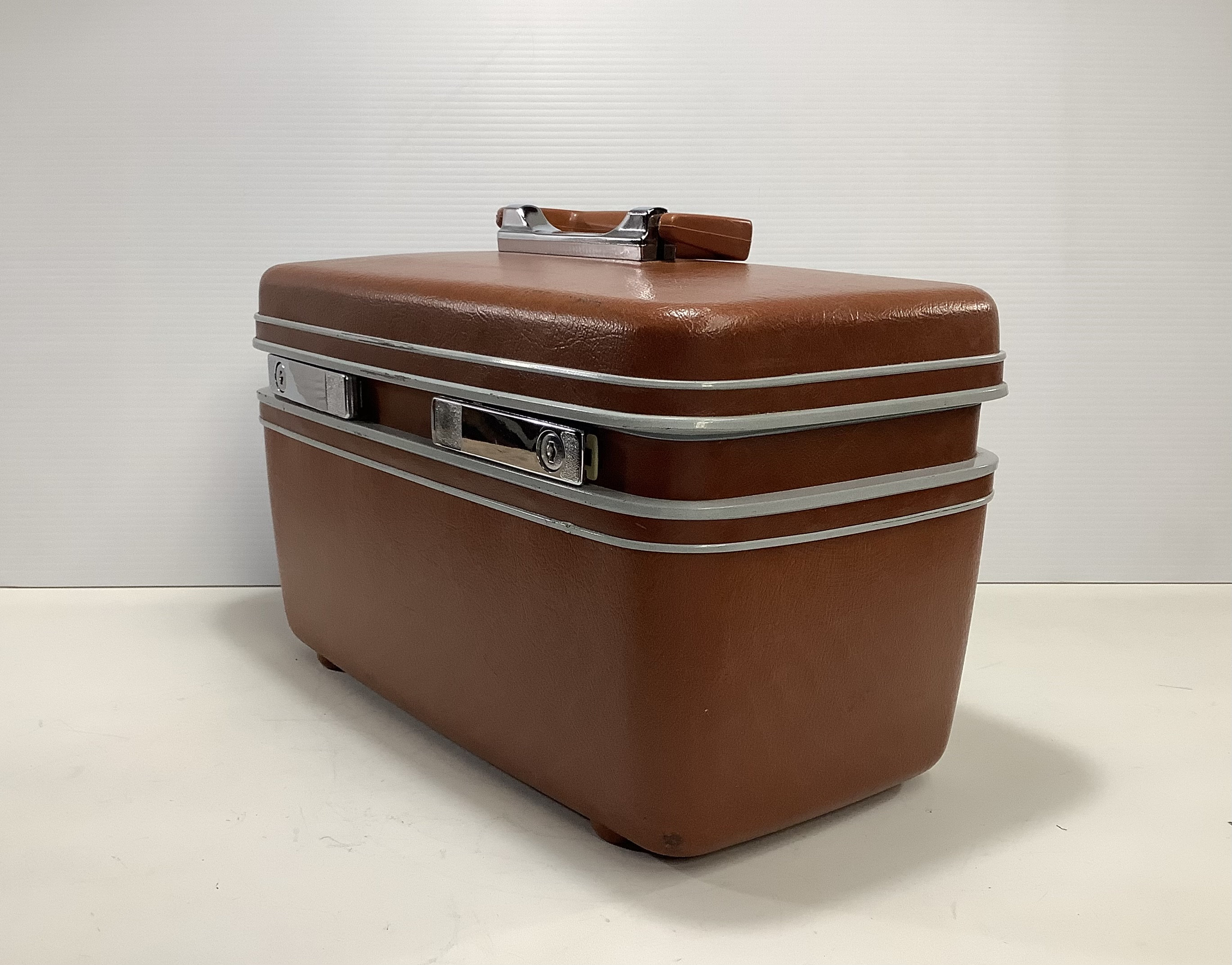 Vintage Brown Samsonite Train Case - Etsy