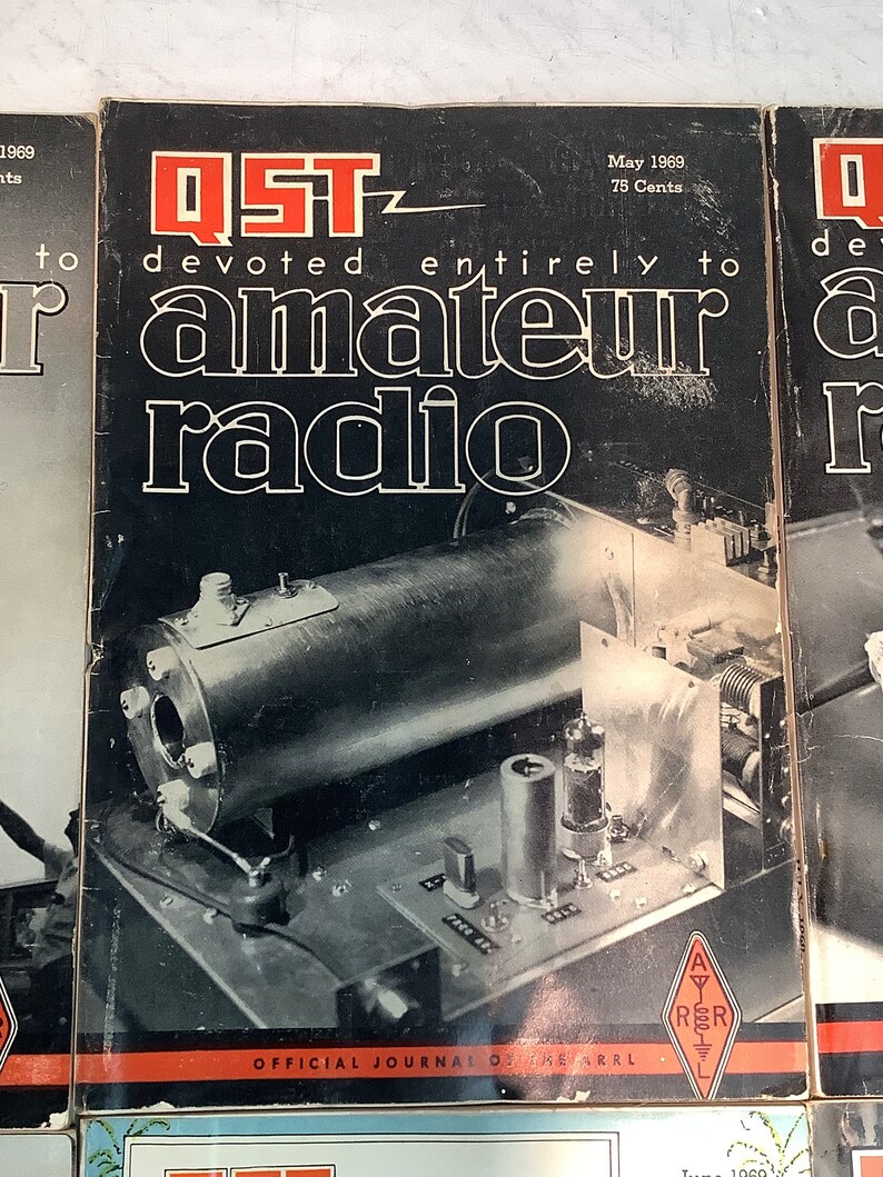 Vintage QST Amateur Radio Magazines 1969 - Etsy
