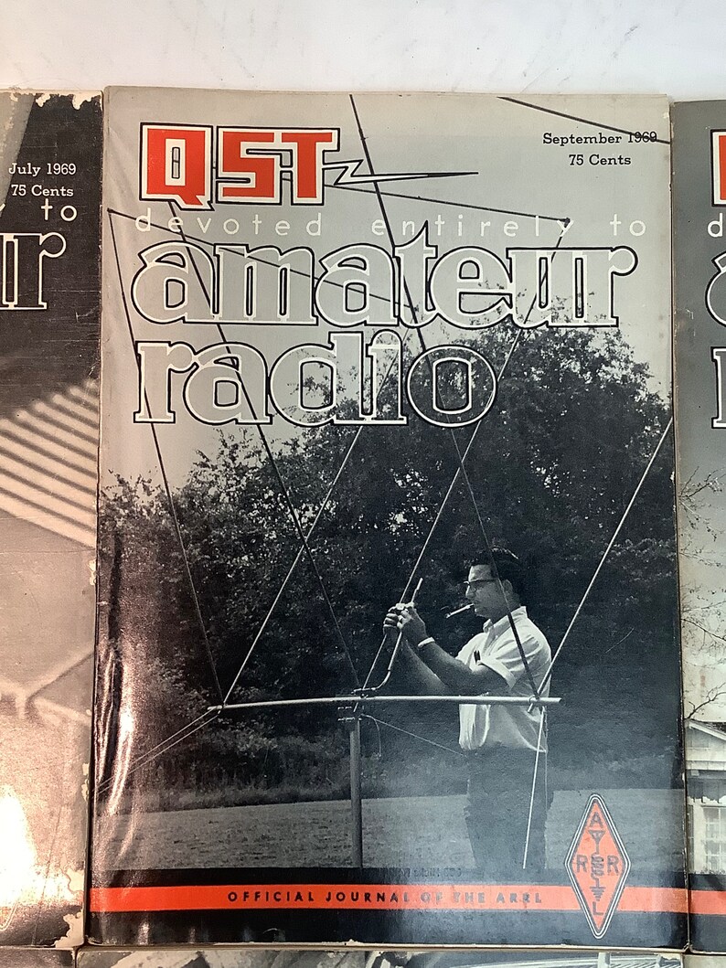 Vintage QST Amateur Radio Magazines 1969 - Etsy