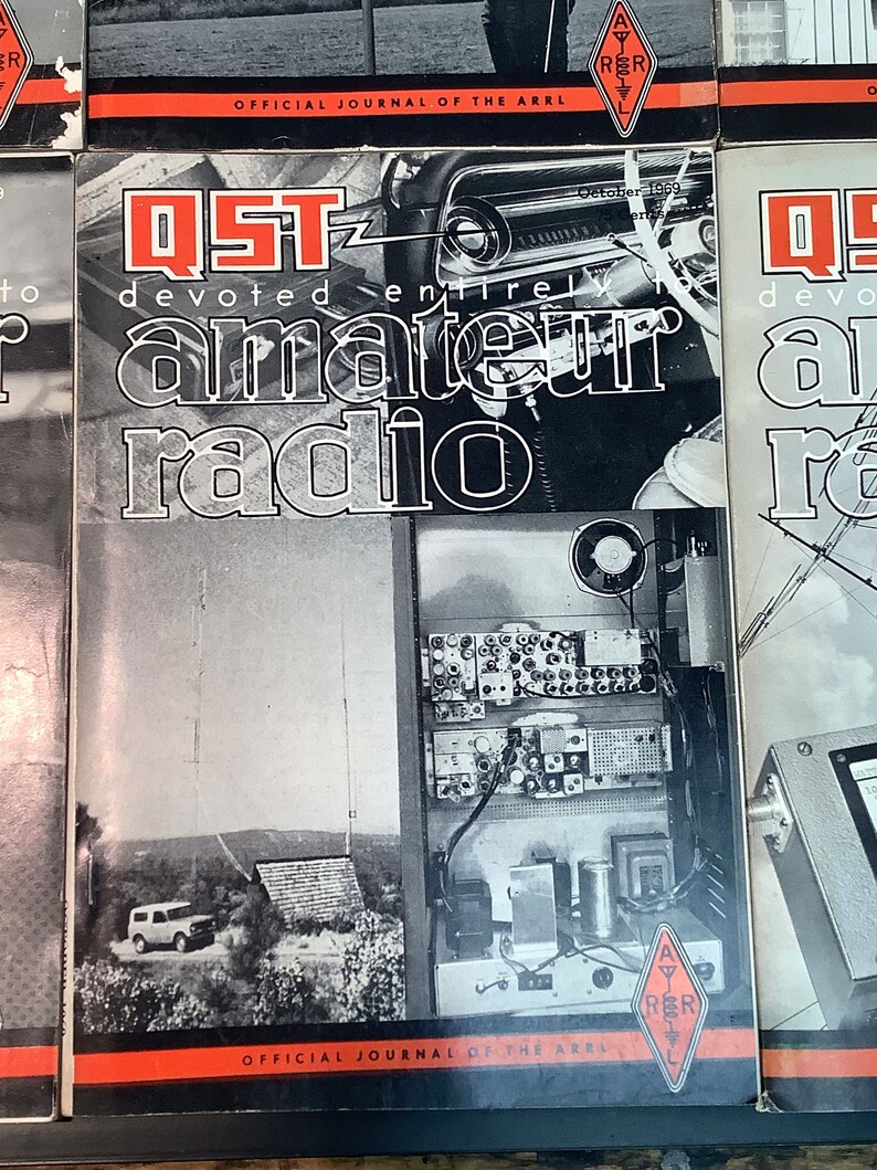 Vintage QST Amateur Radio Magazines 1969 - Etsy