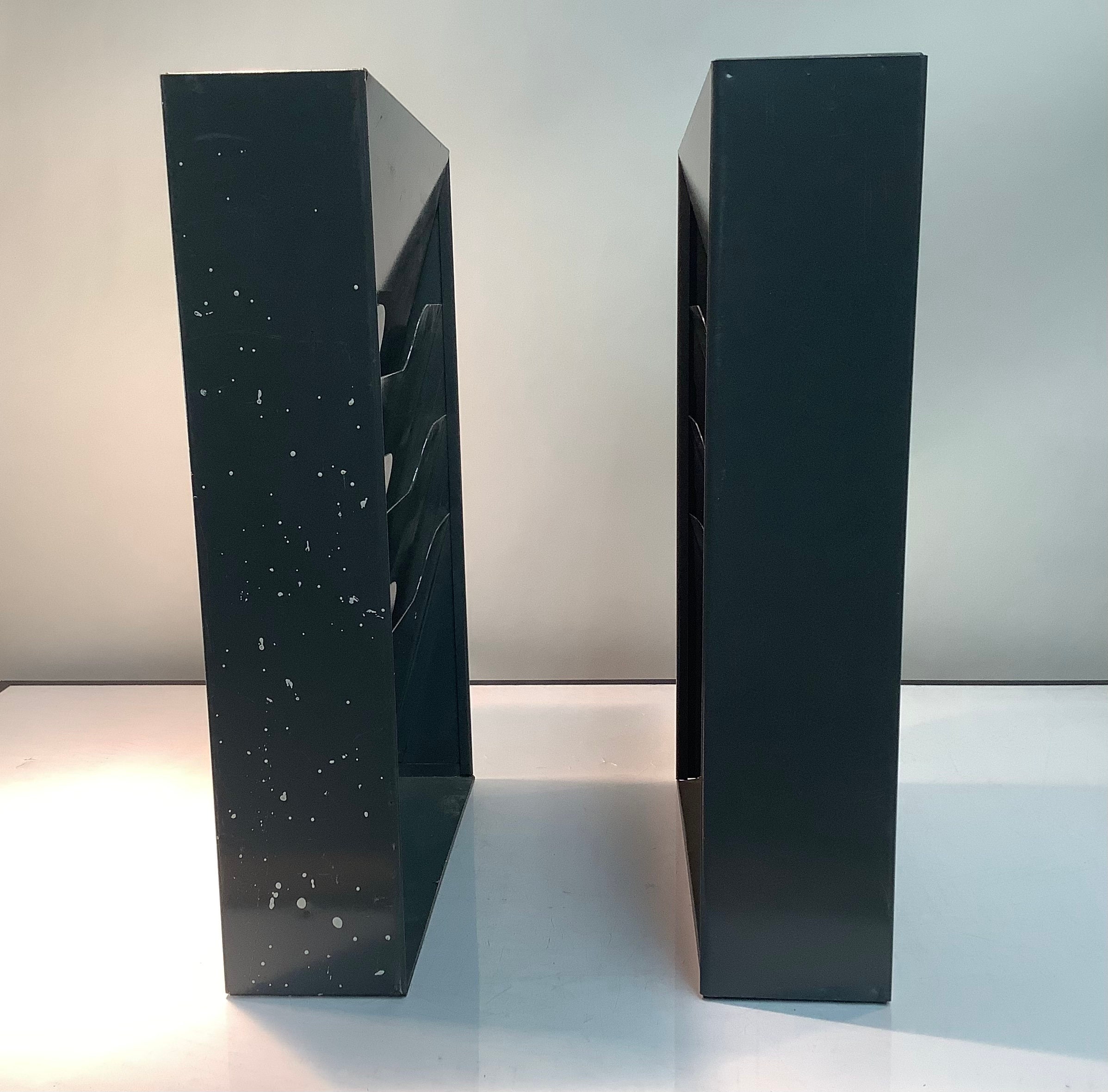 Gunmetal Grey Industrial Vertical Files - Etsy