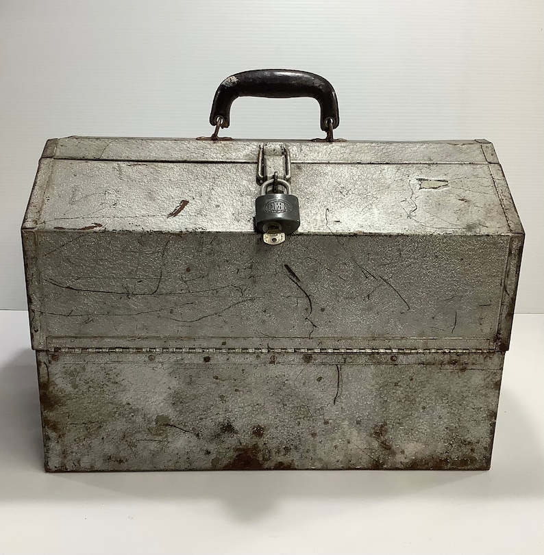 Serious Silver Cantilever Metal Toolbox With Corbin Padlock - Etsy