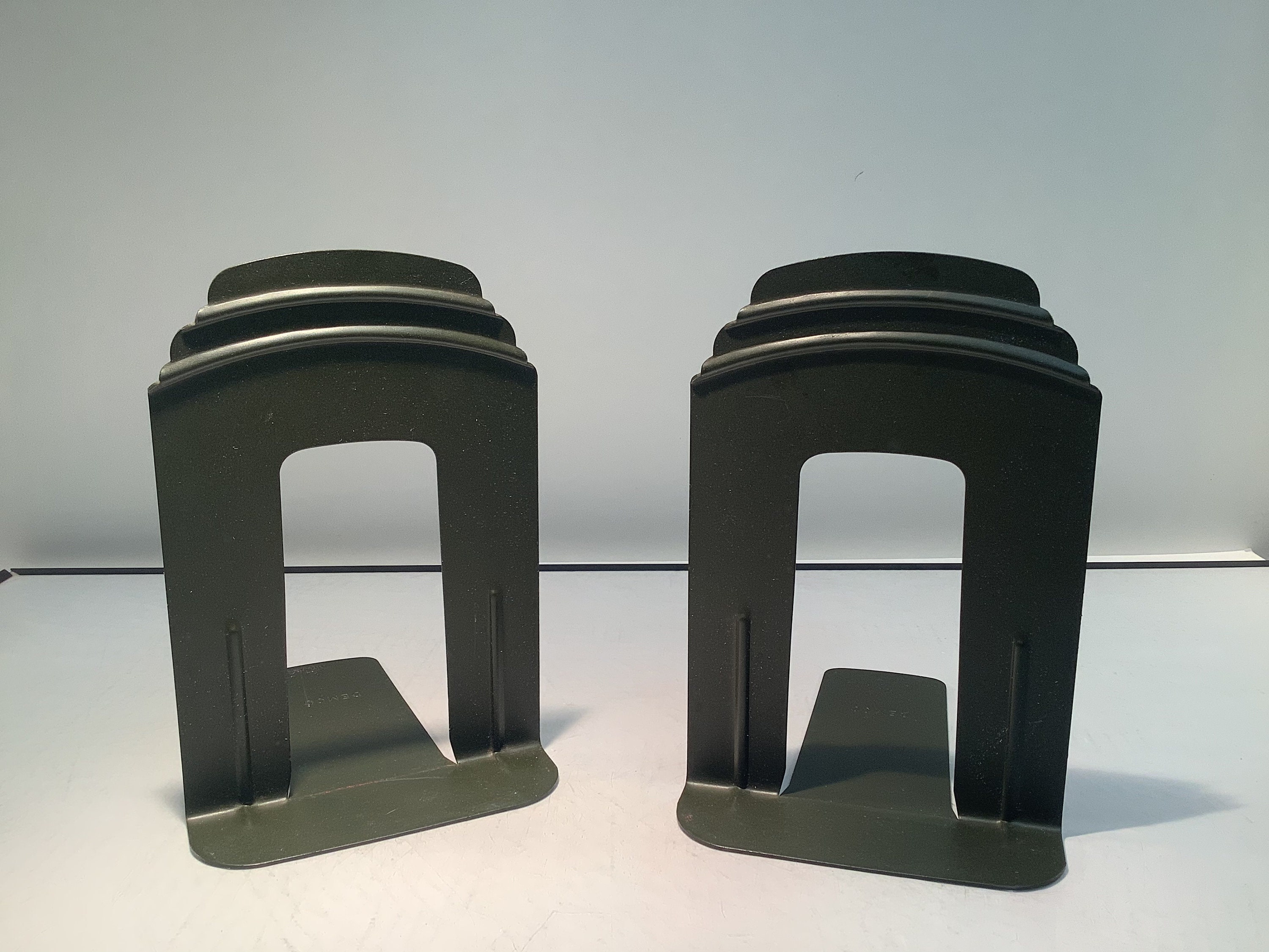 Demco Vintage Art Deco Metal Bookends - Etsy Canada