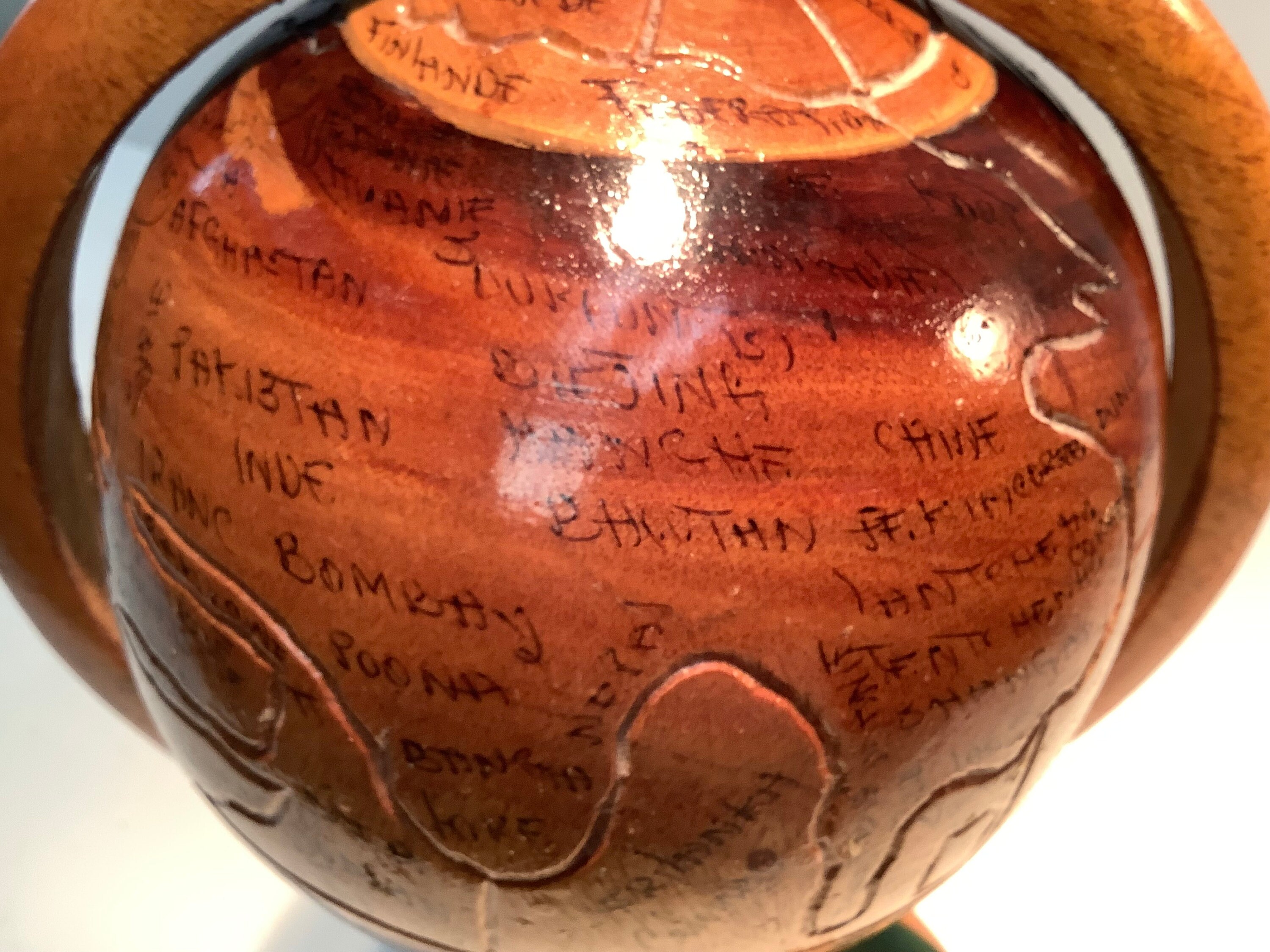 Folk Art Haitian World Globe - Etsy