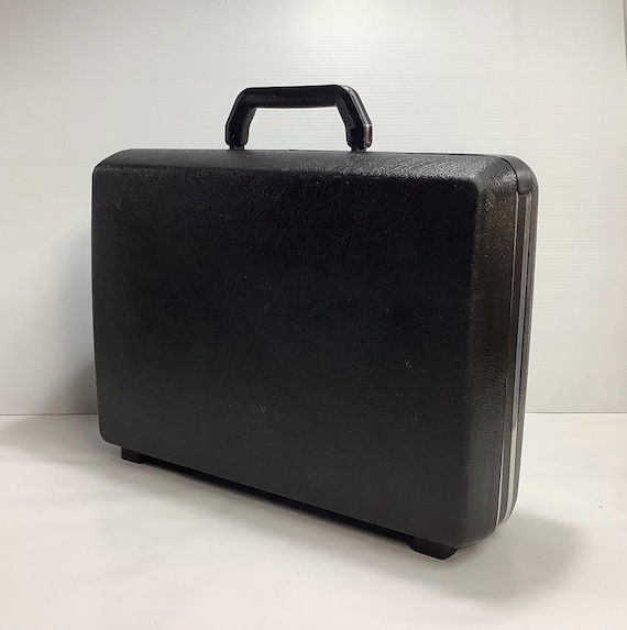Durable Vintage Black Samsonite Briefcase - Gem