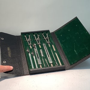 Antique BK Elliot Junior Drafting Set - Etsy