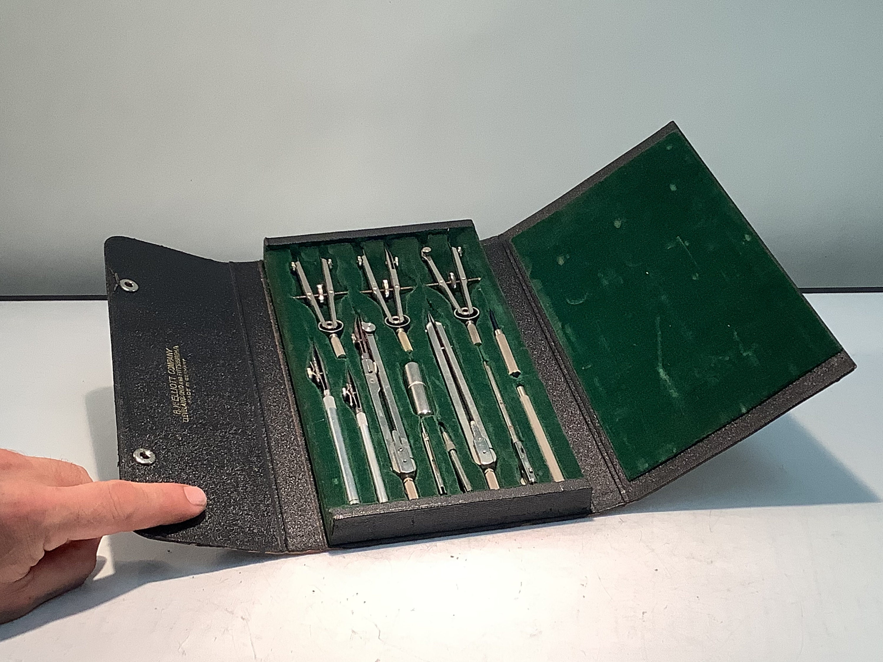 Antique BK Elliot Junior Drafting Set - Etsy