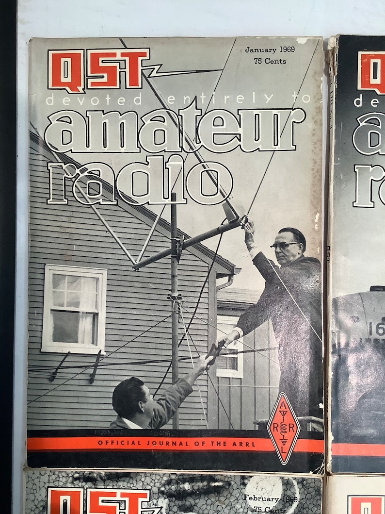 Vintage QST Amateur Radio Magazines 1969 - Etsy