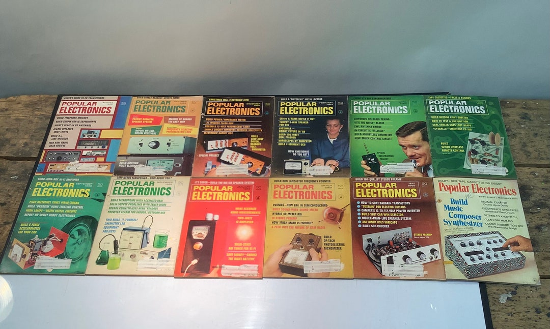 Vintage Popular Electronics Magazines Partial ‘68, ‘69 and ‘71 - Etsy