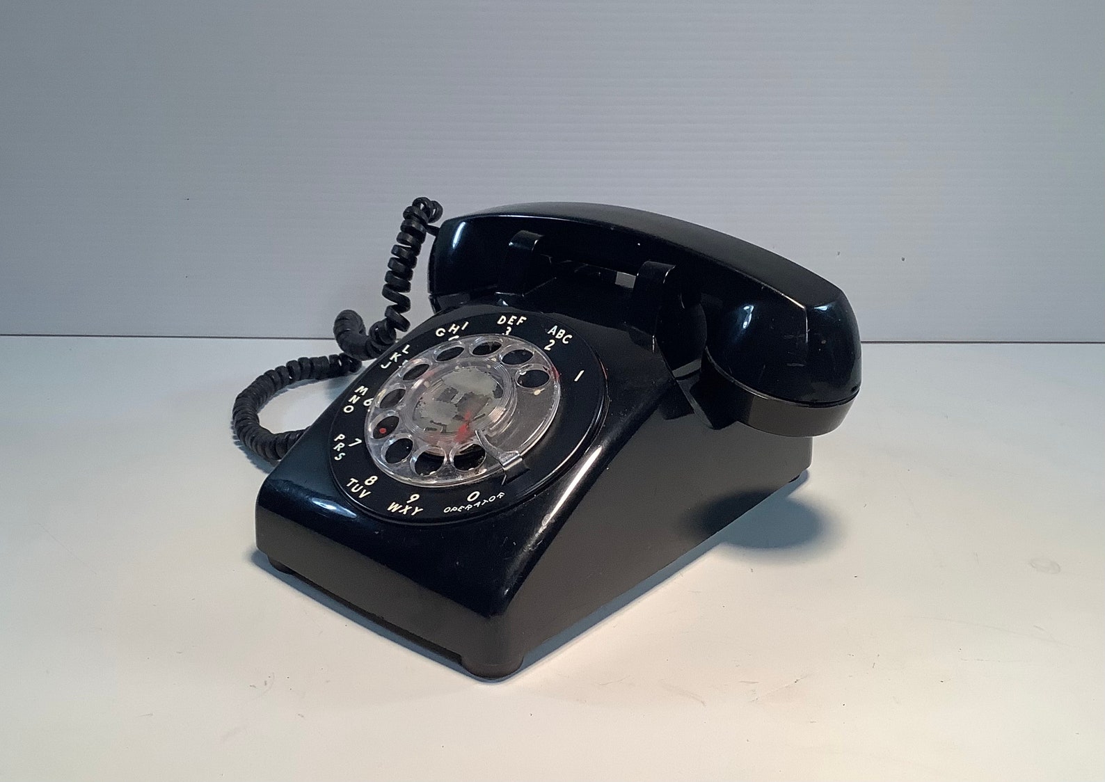 Basic Black Vintage Rotary Phone - Etsy