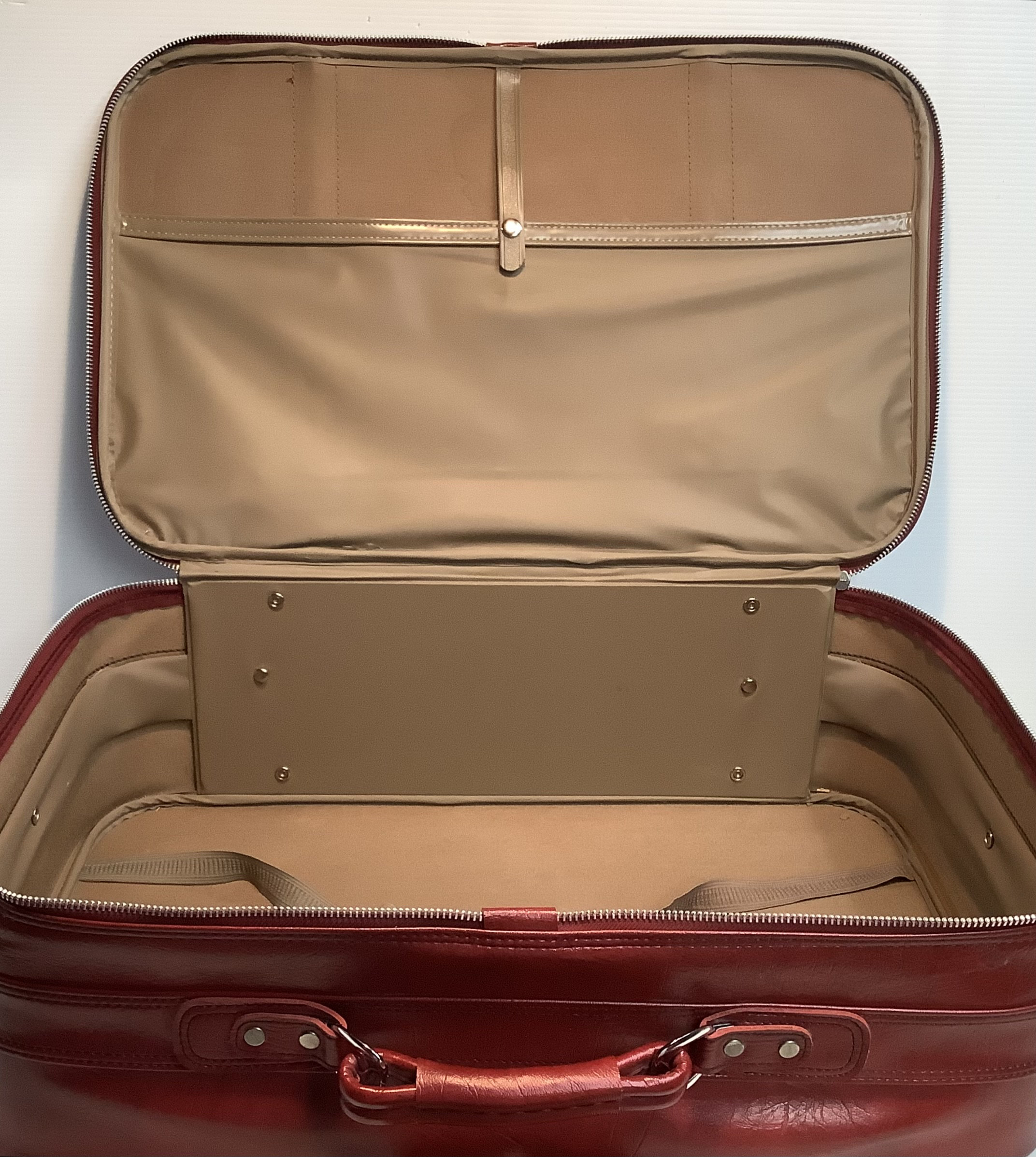Marvelous Red Vintage Luggage Set - Etsy