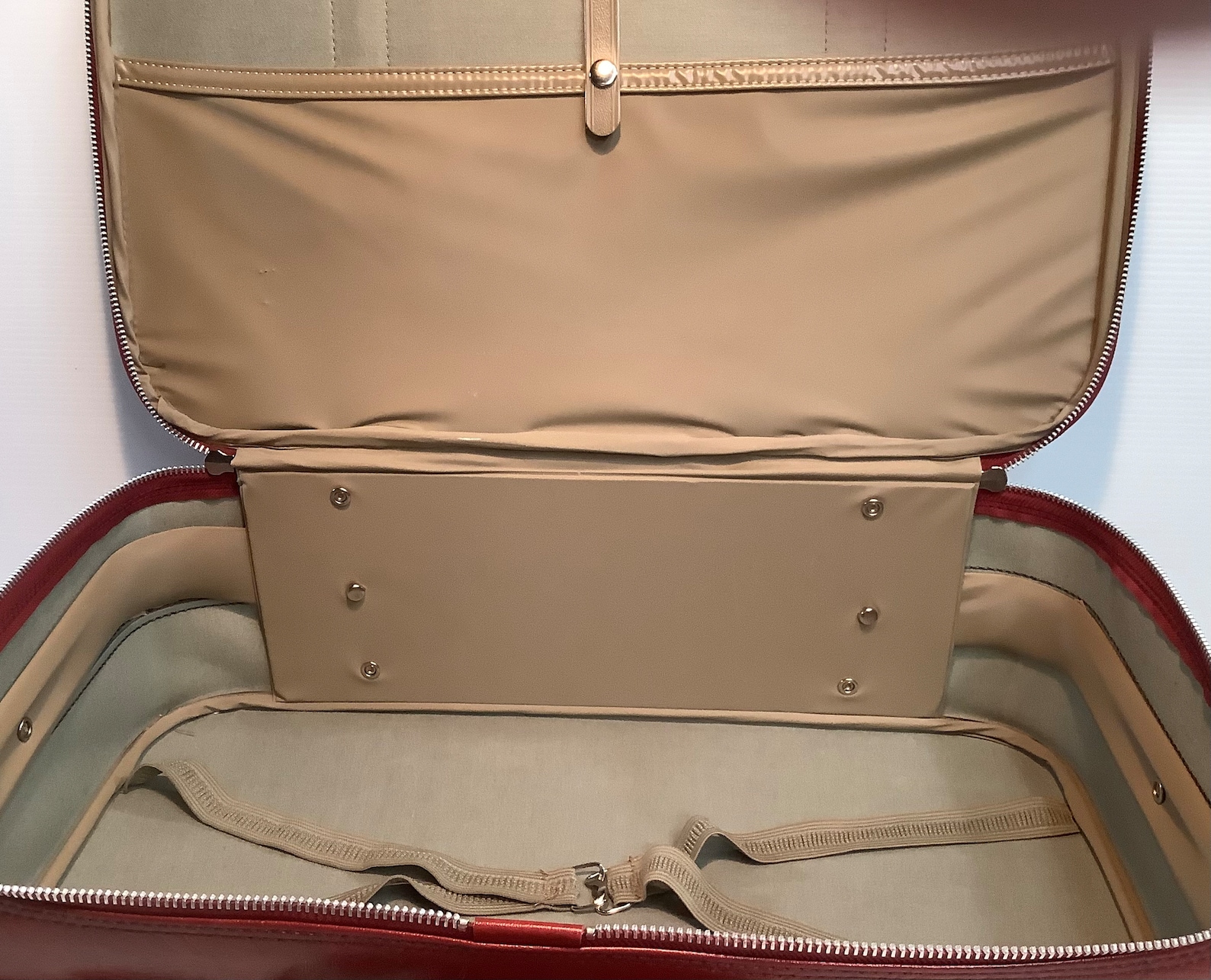Marvelous Red Vintage Luggage Set - Etsy