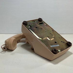 Vintage Pink Beige Push Button Phone - Etsy
