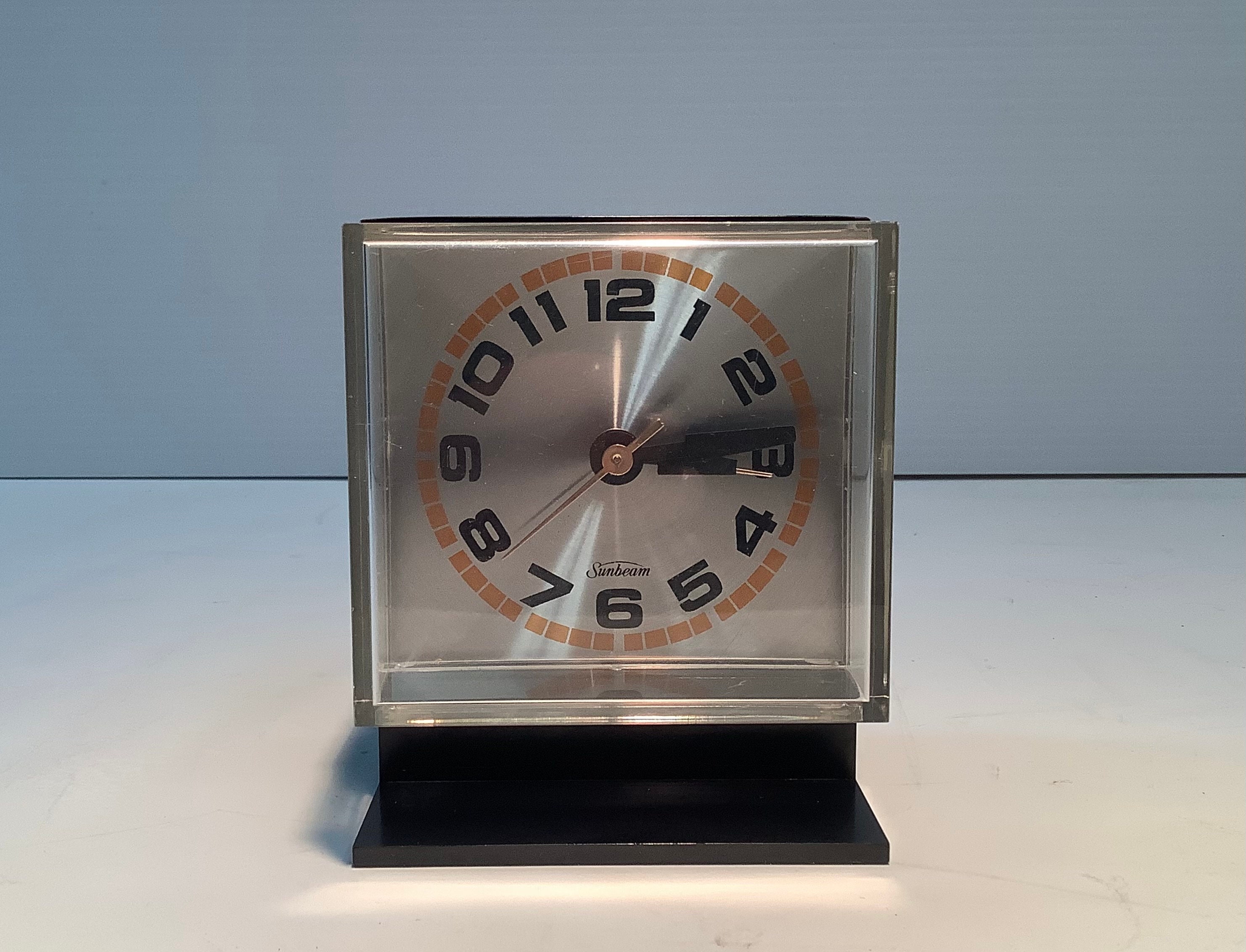 Groovy Retro Sunbeam Electric Cube Alarm Clock - Etsy