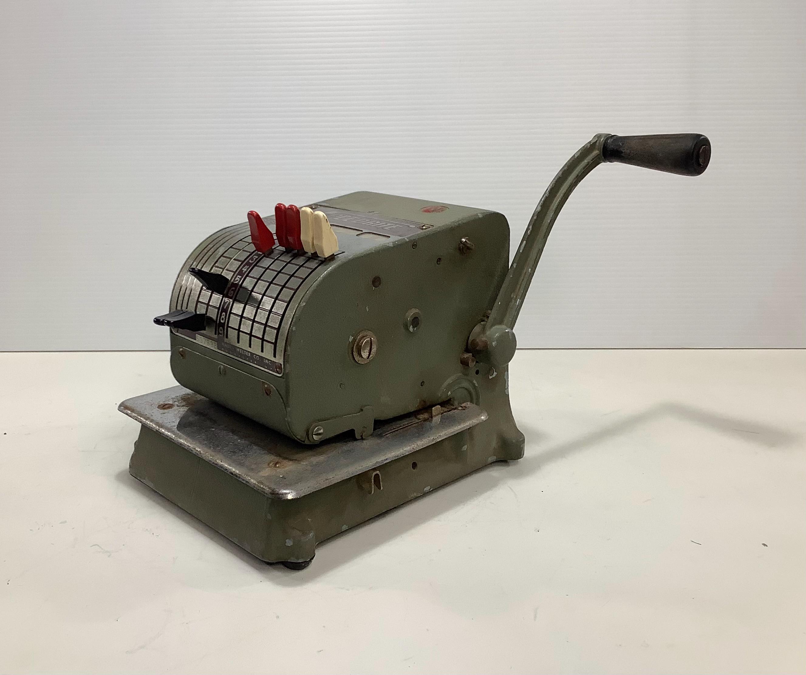 Art Deco HW Speedrite Check Embosser - Etsy