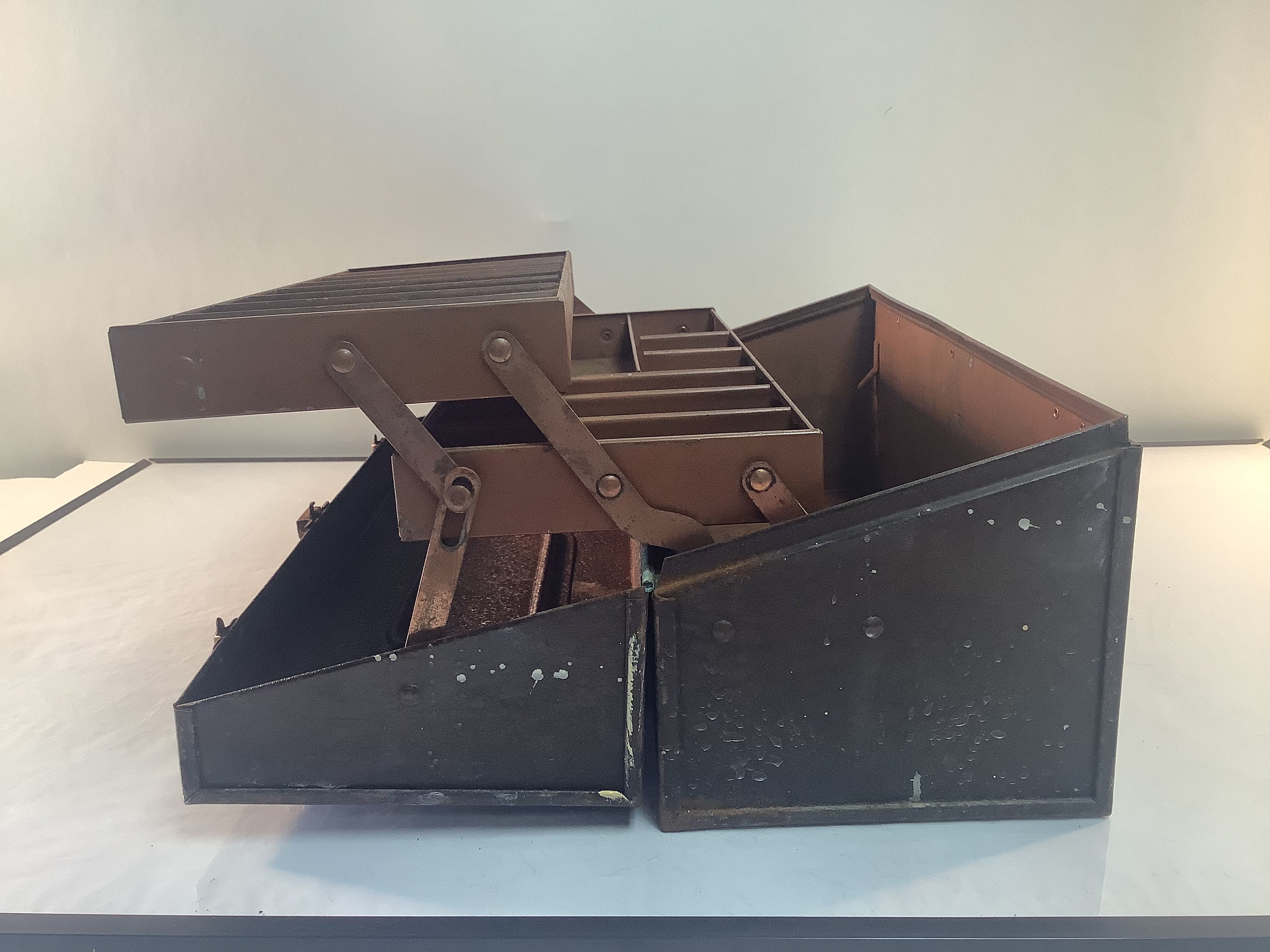 Vintage Signature Kennedy Metal Tool Box - Etsy