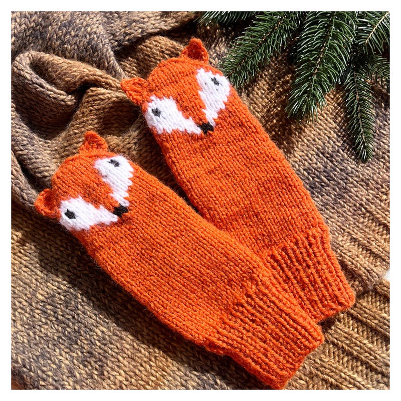 Animal Mittens - Etsy