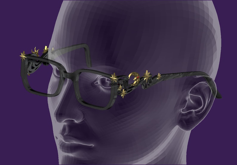 Bayonetta 3 Eyeglass Frames 3dmodel for Cosplay 3dprinting - Etsy Ireland