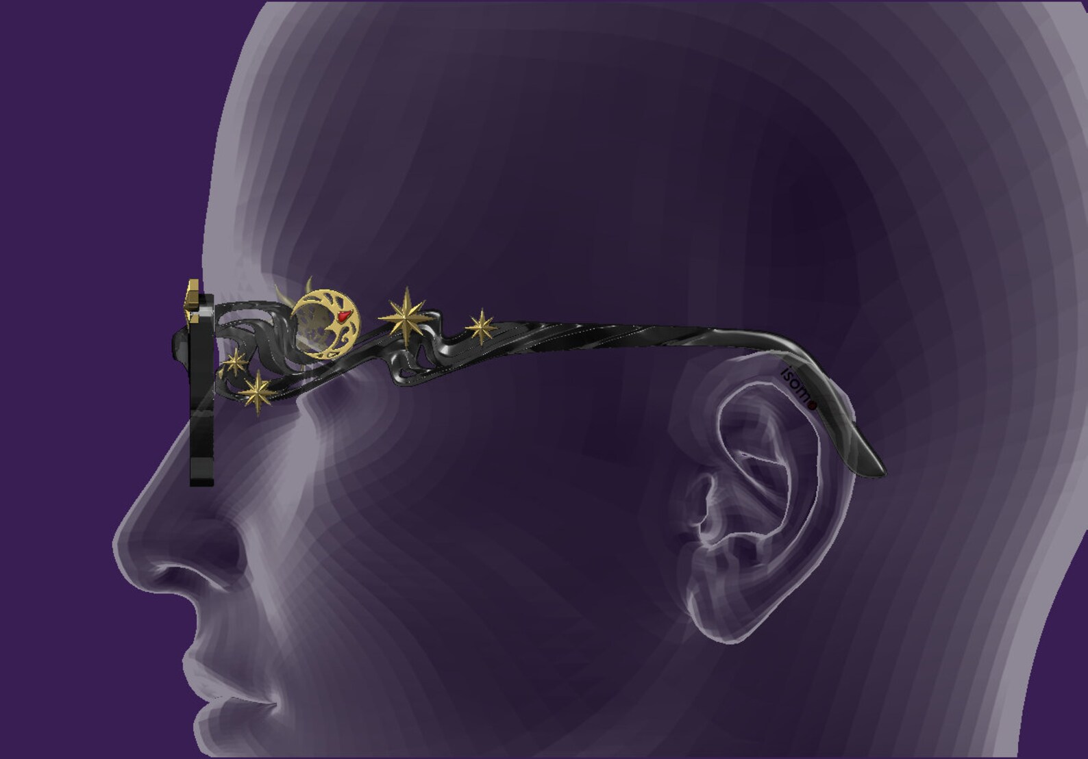 Bayonetta 3 Eyeglass Frames 3dmodel for Cosplay 3dprinting - Etsy Ireland