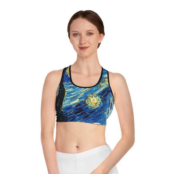 Van Gogh's Starry Night Sports Bra - Etsy