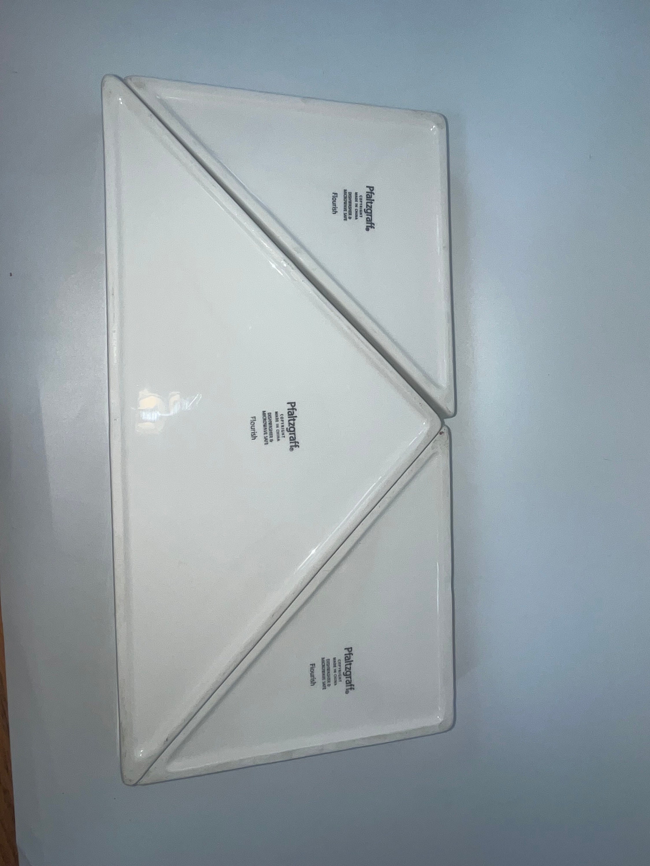 Pfaltzgraff Flourish 3 Piece Modular Tray Set - Etsy
