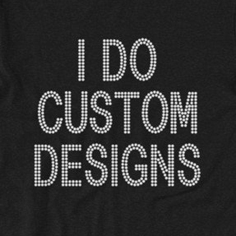 Custom Rhinestone Transfer - Etsy