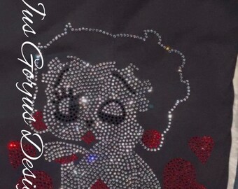 Black Betty Boop Rhinestone Svg - Etsy