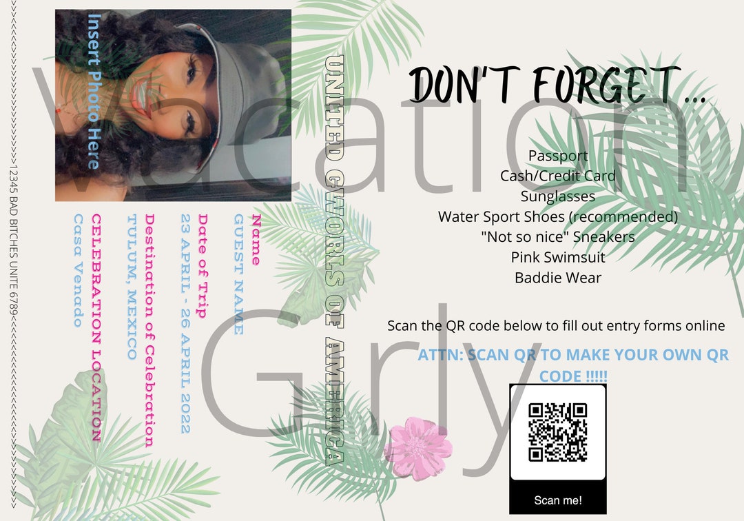 Custom Passport Book - Etsy