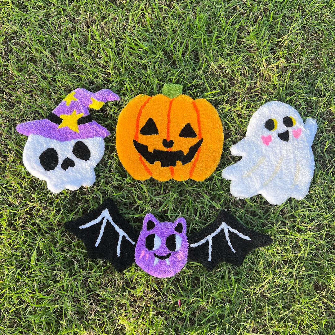 Halloween Rughalloween Gift mini Rug halloween - Etsy