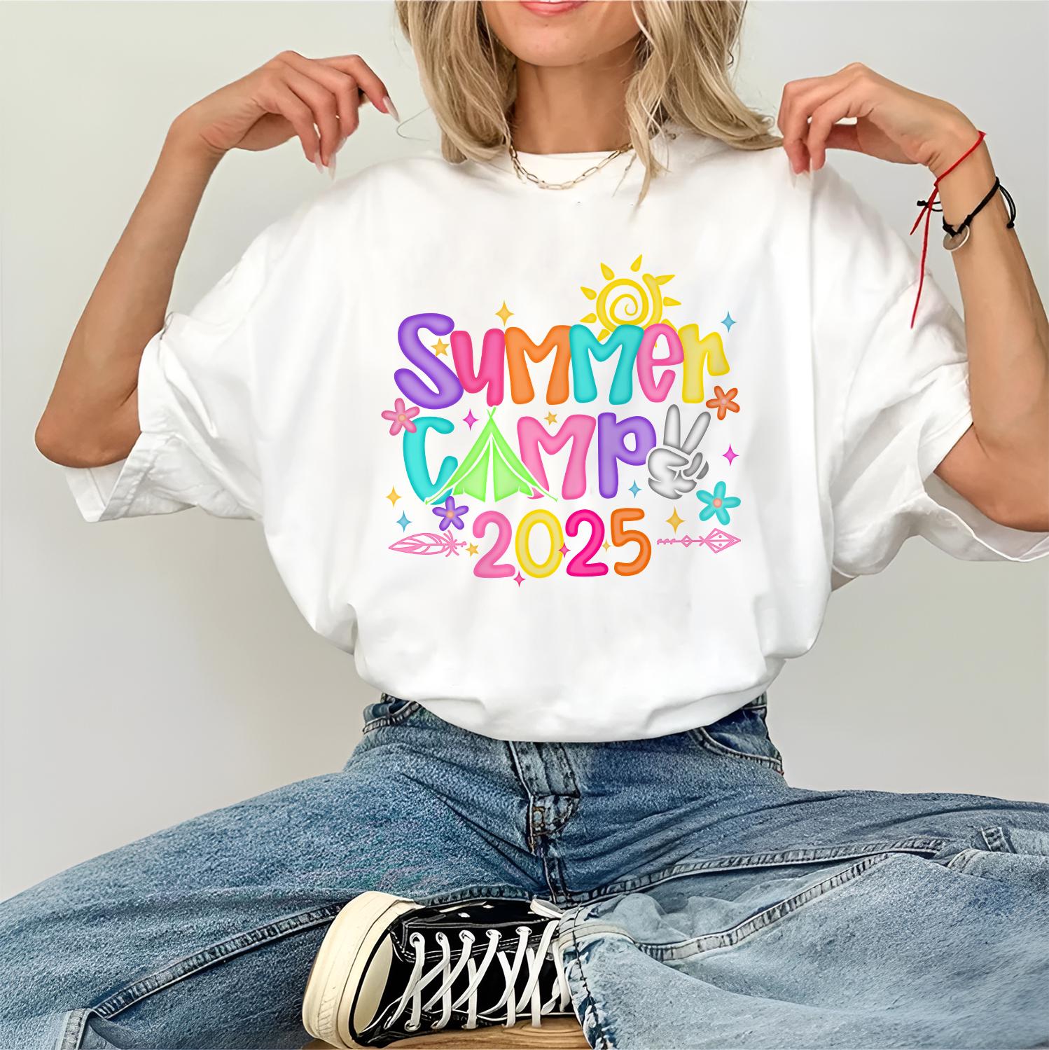 Preppy Summer Camp 2025 PNG: Commercial Use License (digital Download ...