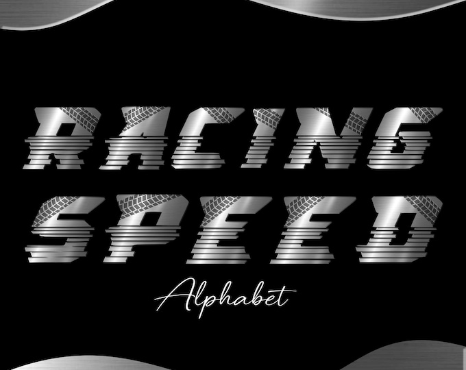 Race Track Alphabet,road Numbers Letters Clipart,car Track Letters ...