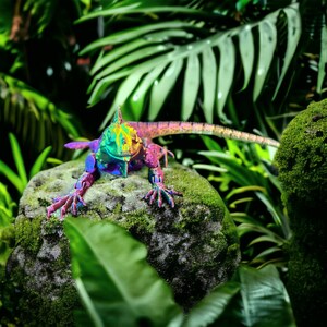 3D Printed Articulated/flexible Iguana, Fidget/sensory Toy, Lizard ...