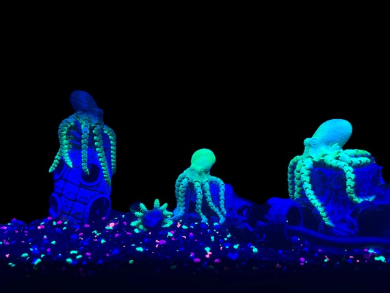 3D Printed Articulating Octopus Aquarium Decor Tank Decor - Etsy