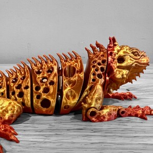 3D Printed Articulated/flexible Iguana, Fidget/sensory Toy, Lizard ...