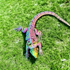3D Printed Articulated/flexible Iguana, Fidget/sensory Toy, Lizard ...