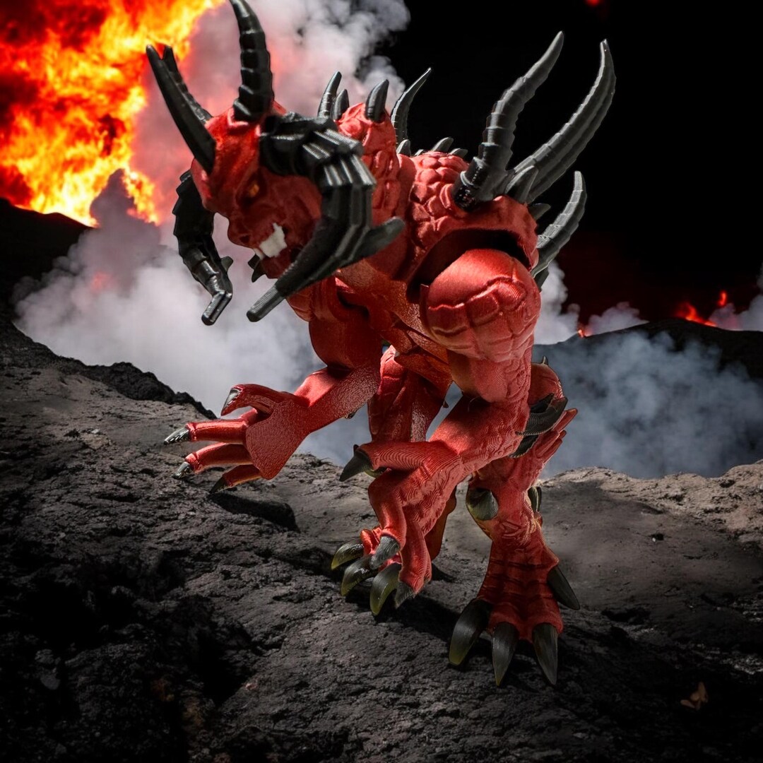 3D Printed Articulating Diablo Demon,gift for Birthday,for Him,for Her ...