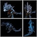 3D Printed Articulated/flexible Posable Reaper Queen, Reaper King ARK ...