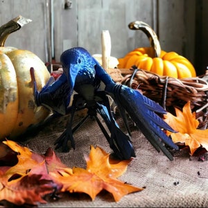 3D Printed Realistic Articulated Raven, Posable Fidget/sensory Toy ...