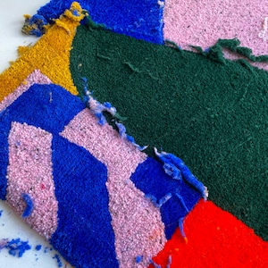 Toucan Colorful Hand Tufted Rug Minimalist Handcraft Home - Etsy