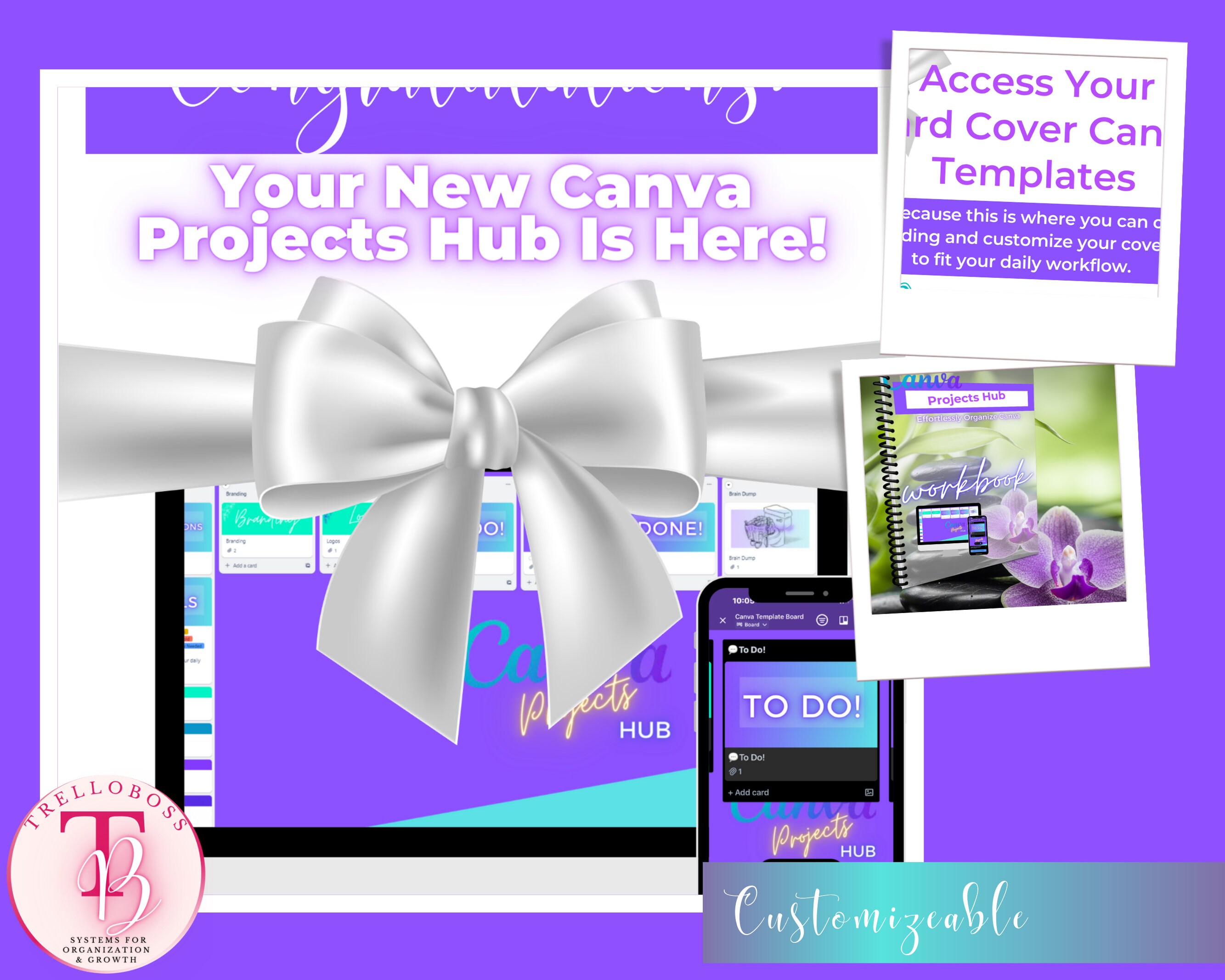 Organize Canva Projects With Our Canva Projects Hub Trello Organization ...