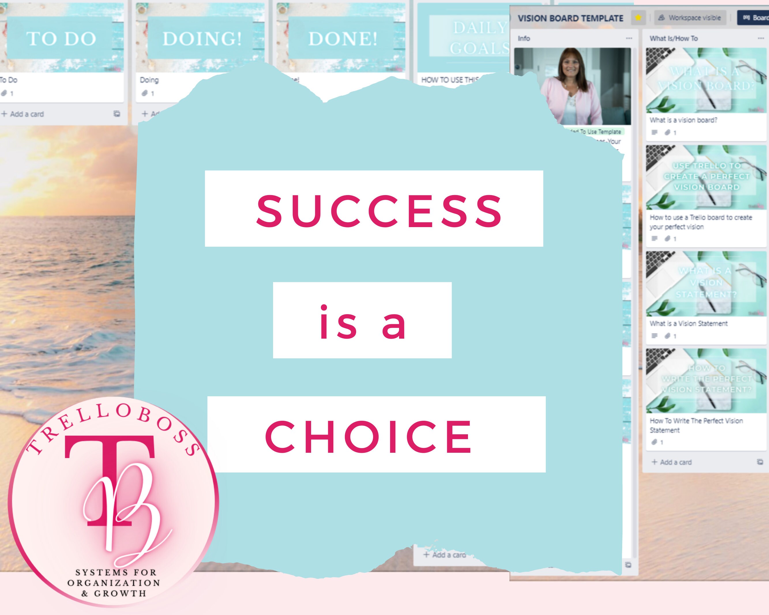 Vision Board Create the Ultimate Vision Board Using Trello - Etsy