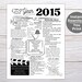 2015 PRINTABLE Year You Were Born/ Remember the Year When/ Last Minute ...