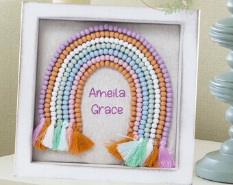 Baby Name Shadow Box - Etsy