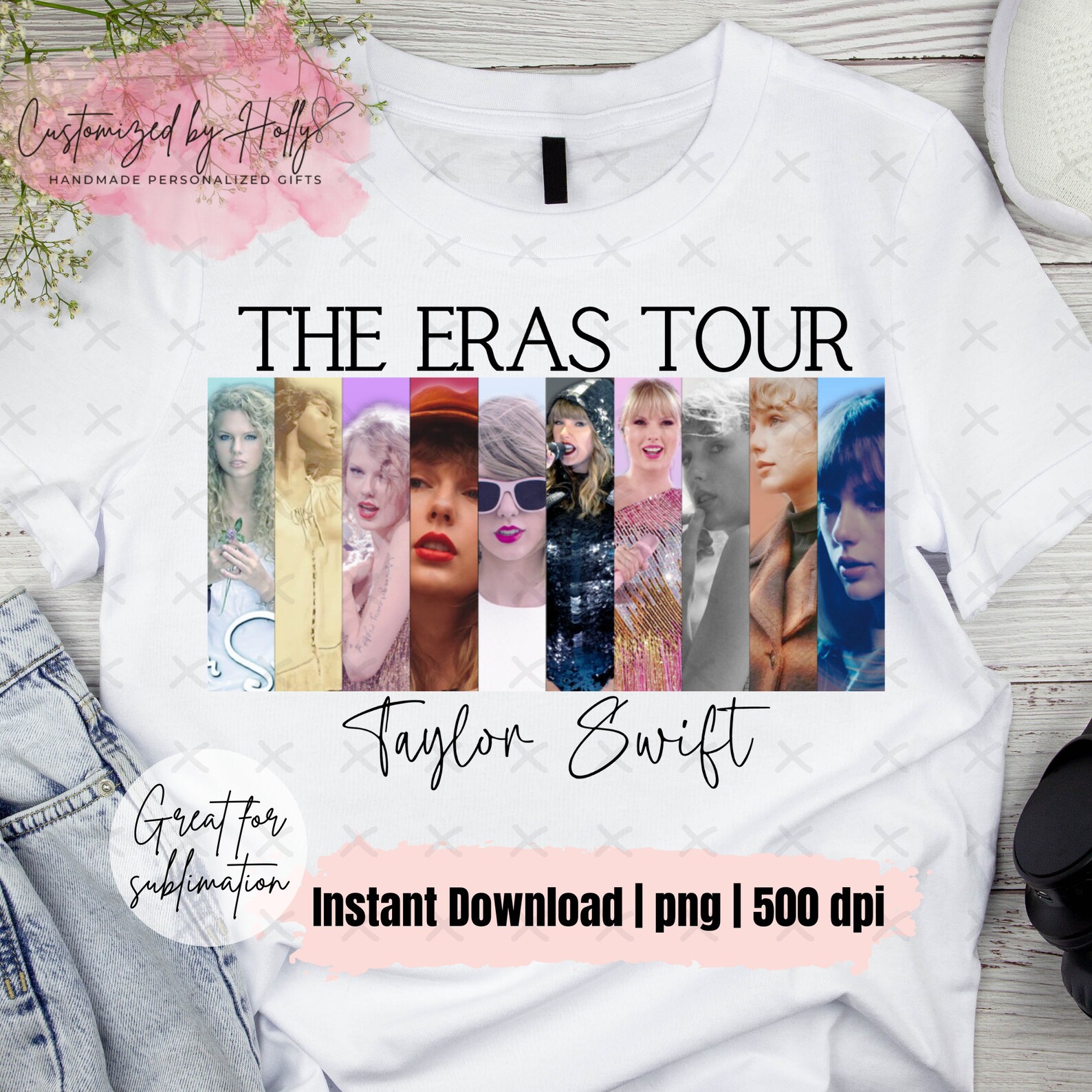 Taylor Swift Png The Eras Tour Png Taylor Swift Sublimation Etsy Hong
